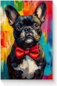 Obraz Na Plátně Plátno Bavlna Bavlněný Uv Tisk 80x120 cm Bulldog