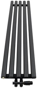 Regnis Lazur LA, topné těleso 540x1000mm se středovým připojením 50mm, 766W, bílá matná, LAZURLA/1000/540/D5/WHITE