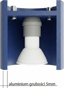 Sollux Lighting Nástěnné svítidlo ORBIS 1 ultramarín