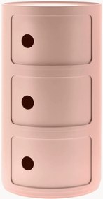 Designový odkládací stolek Componibili, 3 moduly