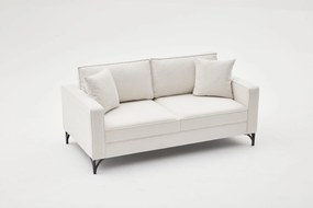 Hanah Home Dvoumístná pohovka BERLIN krémová 180 cm 825BLC2792