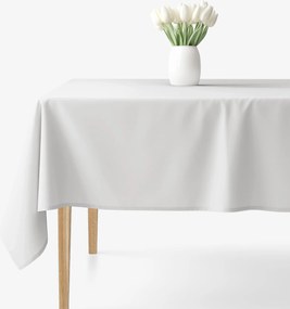 Goldea hranatý ubrus 100% bavlněné plátno - světle šedý 120 x 160 cm