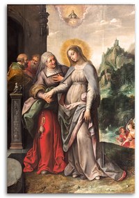 Gario Obraz na plátně Navštívení sv. Alžběty Arancken Antverpy Rozměry: 40 x 60 cm