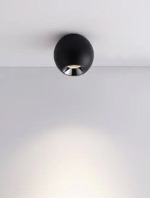 Minimalická bodová svítilna Nano Černá