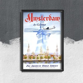 Retro plakát Holandsko