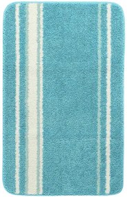 Koberce Breno Koupelnová předložka KOKRA TURKIS, Modrá, Vícebarevné, 50 x 80 cm