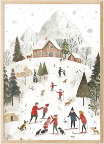 Tištěný obraz s rámem 30x40 cm – Wallity