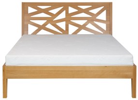 Drewmax LK164 180x200 cm dřevěná postel masiv buk dvojlůžko