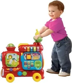 VTECH ABC Vláček 3v1 / Odrážedlo, tahací hračka a herní deska / od 12