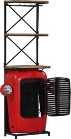 Stojan na víno traktor 49 x 31 x 172 cm masivní mangovník 247871