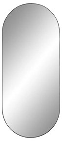 Nástěnné zrcadlo s černým rámem House Nordic Jersey, 35 x 80 cm