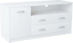 RTV stolek ROBI 110 bílá (110 x 55) cm