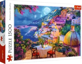 TREFL Puzzle Rande v Positanu / 1500 dílků / 85 x 58 cm