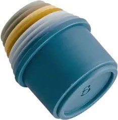 Little Dutch Stohovací kelímky Blue / od 0 měsíců