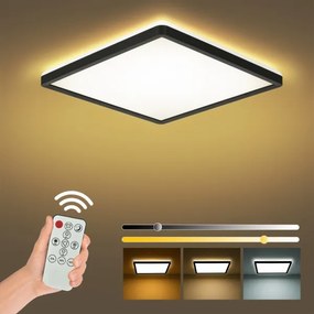 Brilagi - LED Stmívatelné svítidlo ULTRA SLIM LED/18W/230V 30x30 cm černá + DO