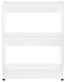 Multifunkční stojan na kolečkách bílý