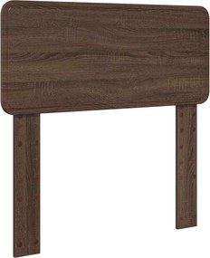 Rám postele se zásuvkou Hnědý dub 100 x 200 cm Dřevěný materiál 3412219
