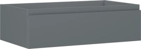 Mexen Orio, koupelnová skříňka 80 cm, 1 zásuvka, grafitová matná, 91A10-08023-1-BF66