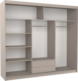 ADRK Furniture Posuvná skříň se zrcadlem ERWIN 235 SW-ERW-235-K