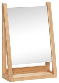 Hübsch kosmetické zrcadlo z dubového dřeva Natur