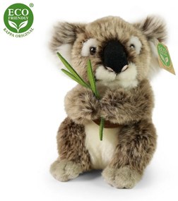 Rappa Plyšový medvídek koala sedící, 15 cm ECO-FRIENDLY