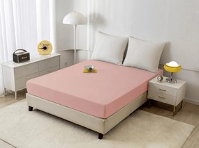 Prostěradlo z mikrovlákna MICROVELLE světle růžové 180x200 cm