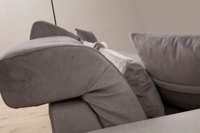 Atelier del Sofa Rohová sedací souprava Frido Right (L3+Chl), Světlá Šedá