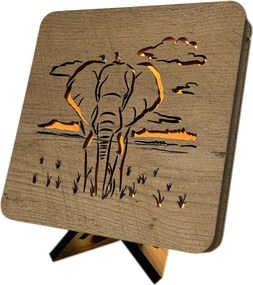 Li-Go "Slon" lampa 19x19 cm provedení povrchu: dub světlý