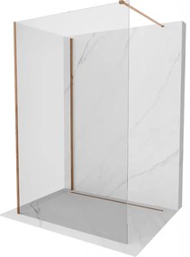 Mexen Kioto sprchová stěna Walk-in 120 x 90 cm, transparentní, růžové zlato - 800-120-212-60-00-090