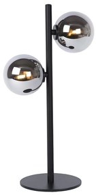 Lucide | Lucide 45574/02/30 - Stolní lampa TYCHO 2xG9/28W/230V černá | LC3221