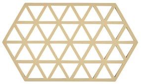 Zone Denmark Silikonová podložka pod horké Triangles Warm Sand 24 cm