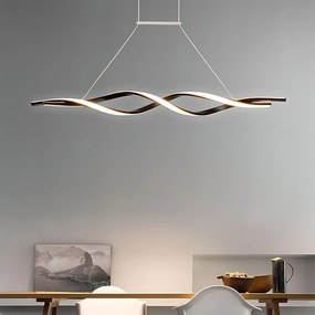 Toolight Závěsné LED osvětlení Modern Spiral D100 LHJ020-CP černé