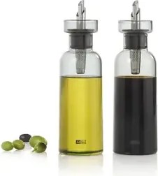 AdHoc AromaPour tmavé sklo / Sada dávkovačů oleje a octa / 300 ml / bo