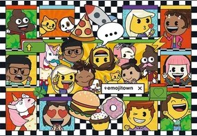 Clementoni PUZZLE Emoji Town / 180 dílků / od 7 let