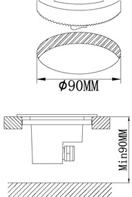 Eglo 93482 - LED Venkovní nájezdové svítidlo LAMEDO LED/2,5W/230V IP65