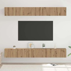 Sestava TV skříněk 6 ks Artisanový dub Kompozitní dřevo 3393476
