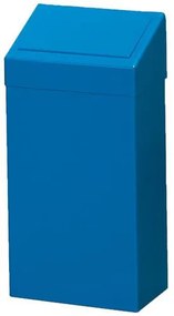 Kovona  Kovový odpadkový koš na tříděný odpad, objem 50 l, modrý