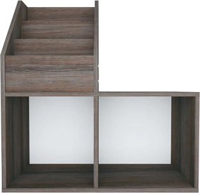Dětský regál na časopisy šedý dub sonoma 71x30x78,5 cm kompozit 339519