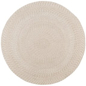 OnaDnes -20% Nordic Living Béžový pletený koberec Manisha 120 cm