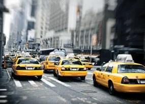 New York taxis - 30 x 40 cm