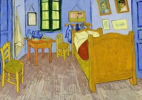 ENJOY Puzzle Vincent Van Gogh: Ložnice v Arles / 1000 dílků / od 14 le