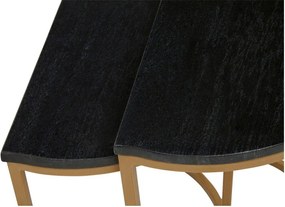 Odkládací stolky v sadě 2 ks s mramorovou deskou 28x45 cm Varana – Premier Housewares