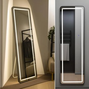 Brilagi - Stojací zrcadlo BELLEZA LED/42W/230V 160x50 cm IP44 CRI 90 stmív. +CCT