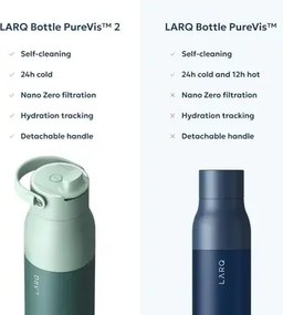 LARQ PureVis 2 680ml eucalyptus green / nerezová samočistící láhev na