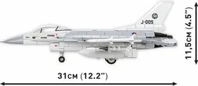 COBI 5896 Armed Forces F-16 AM Fighting Falcon / 425 kostek / 1 figurk