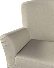 Potah na křeslo Tomelilla vysoké provedení, se záložkami barva béžová látka pletený vzor