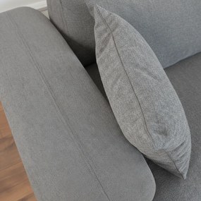 Rohová modulární sedací souprava do L MODINI, 330 cm Barva látky Moly: Černá (Moly 99)