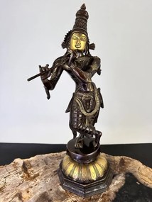 Kovová soška Krišna 46 cm