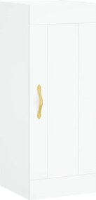 Skříň highboard bílá 34,5 x 34 x 180 cm kompozitní dřevo 3200433
