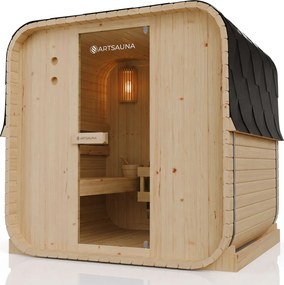 Artsauna Venkovní sauna Cube Nolvik Velikost: L